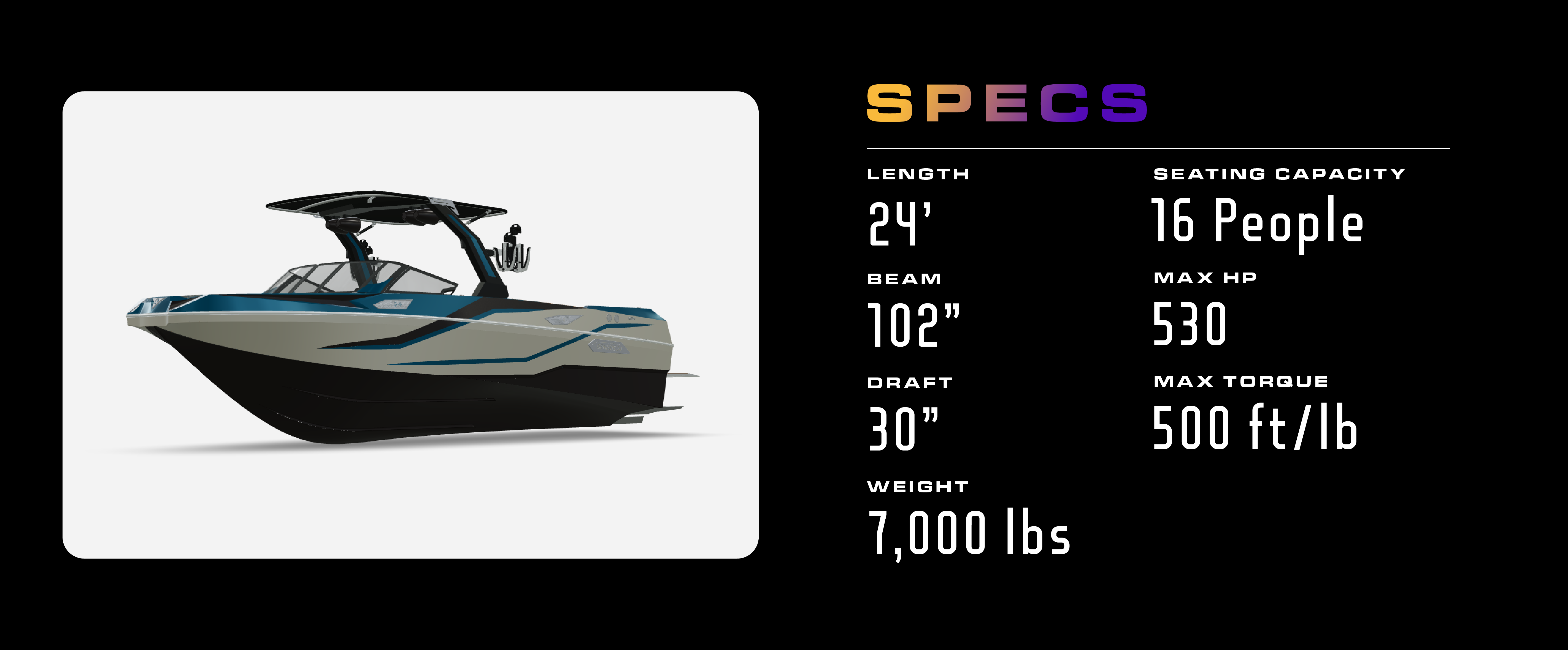 The world's first hybrid wake surf boat - Genesis 24