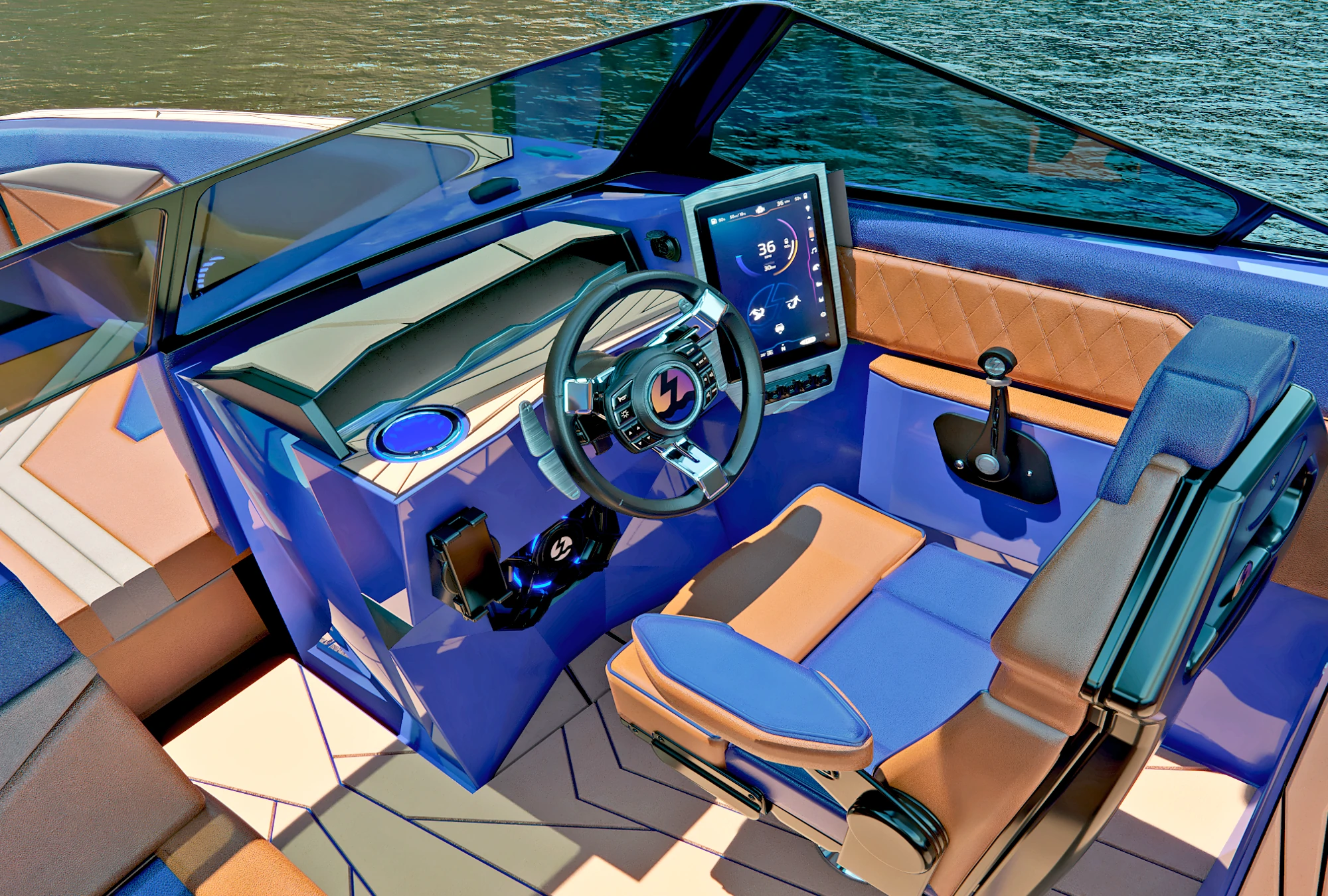 The world's first hybrid wake surf boat - Genesis 24